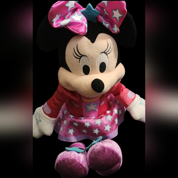 Disney | Toys | Minnie Mouse Pop Star Singing Plush | Poshmark